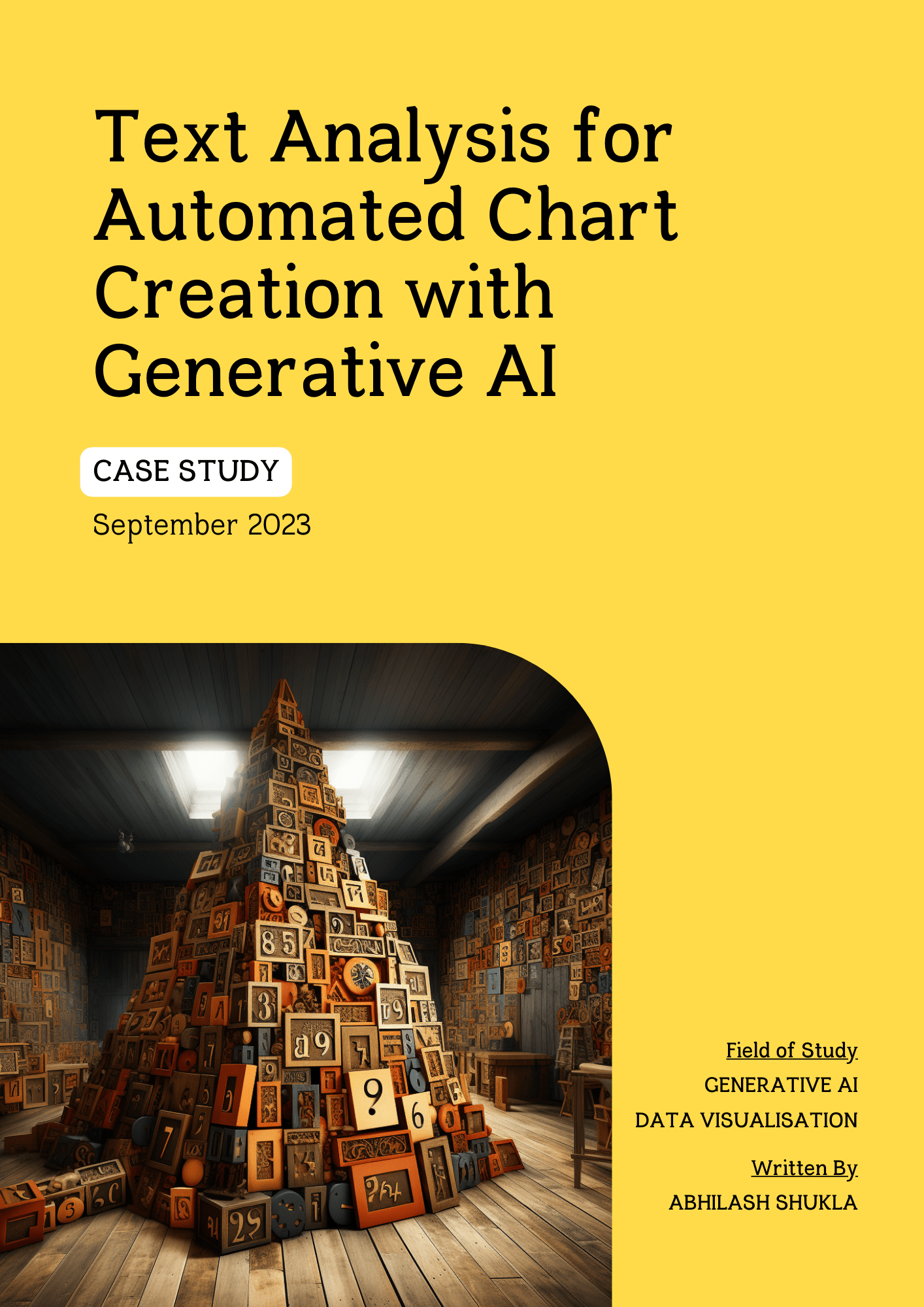 Text Analysis for Automated Chart Creation with Generative AI